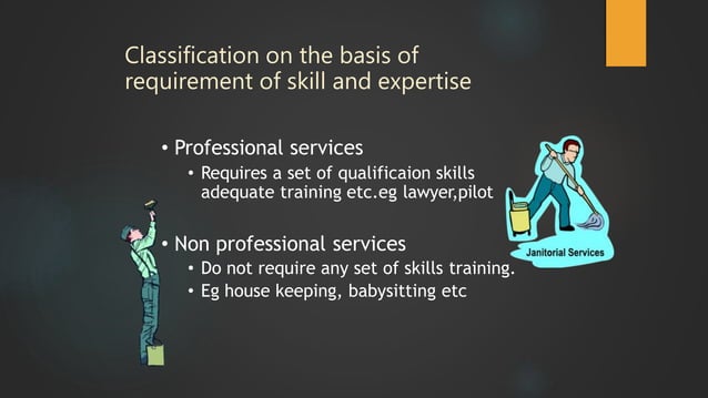 Classification of services | PPTX | Information Services Industry ...