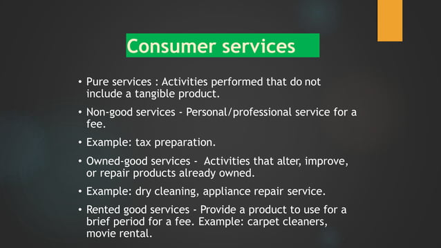 Classification of services | PPTX | Information Services Industry ...