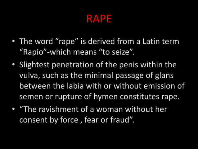 Classification of sexual offences and definition of rape | PPTX | Sexual Conditions | Sexual Health