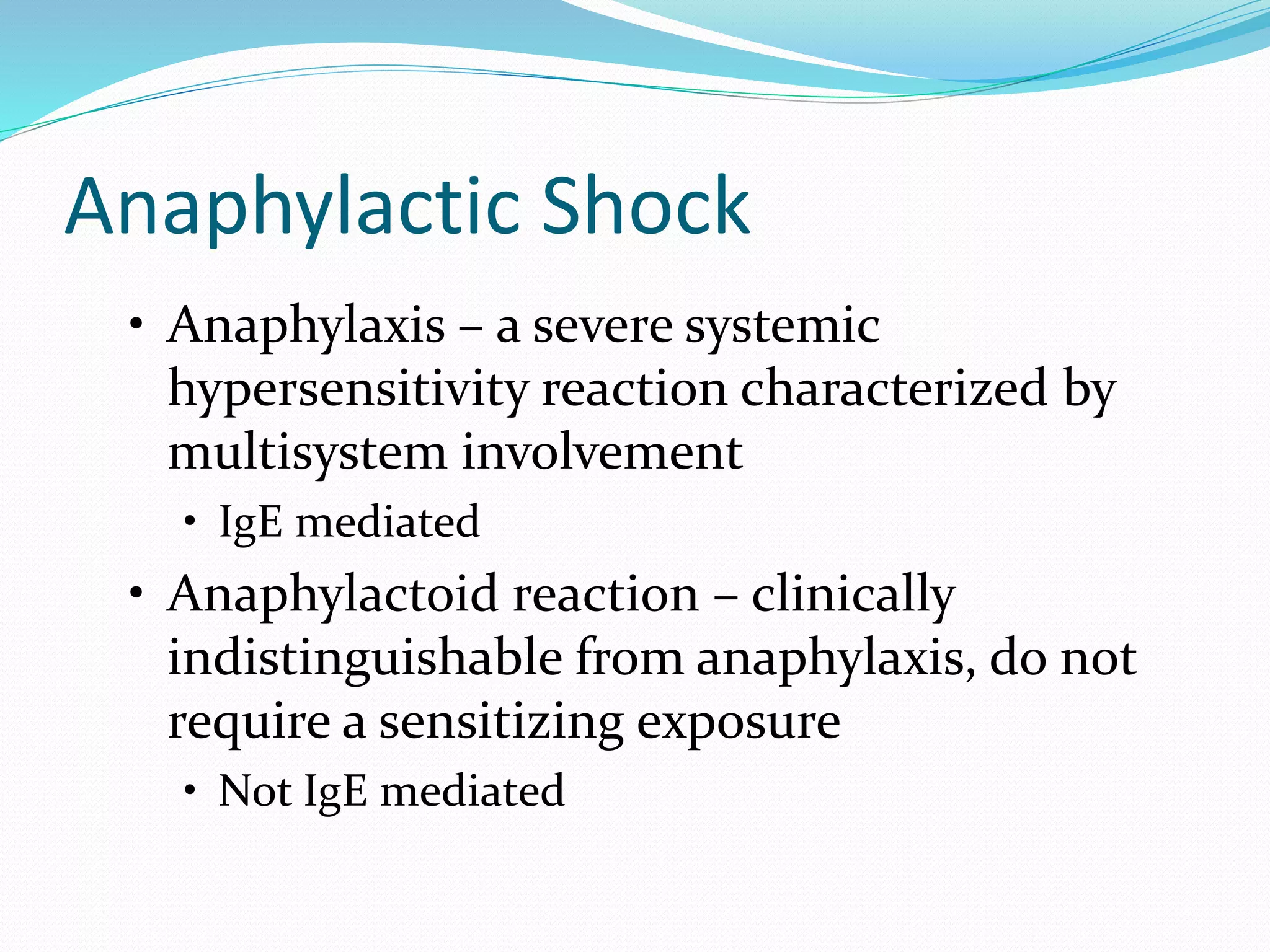 Classification of shock | PPTX