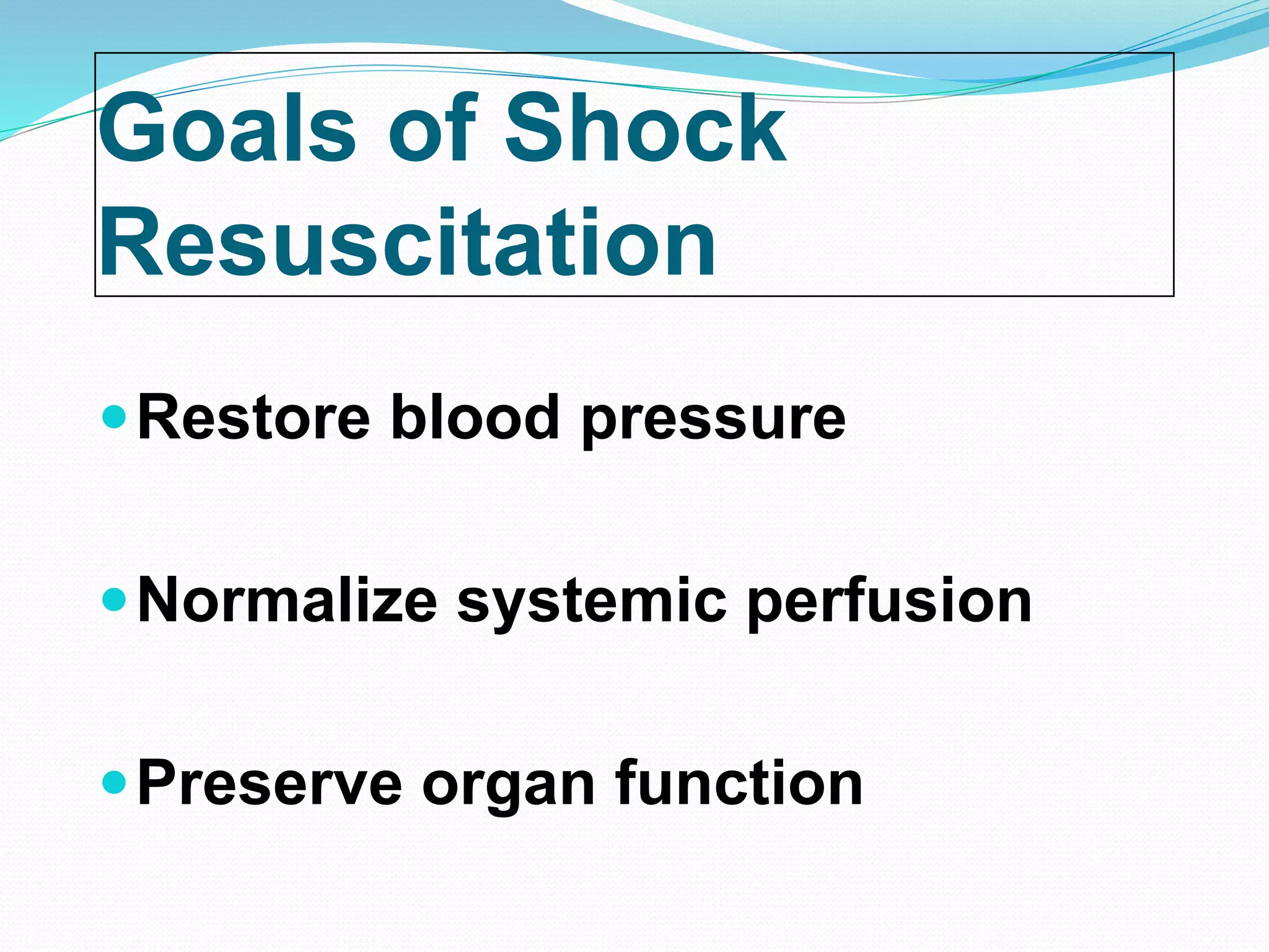 Classification of shock | PPTX