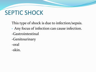 Classification of shock | PPTX