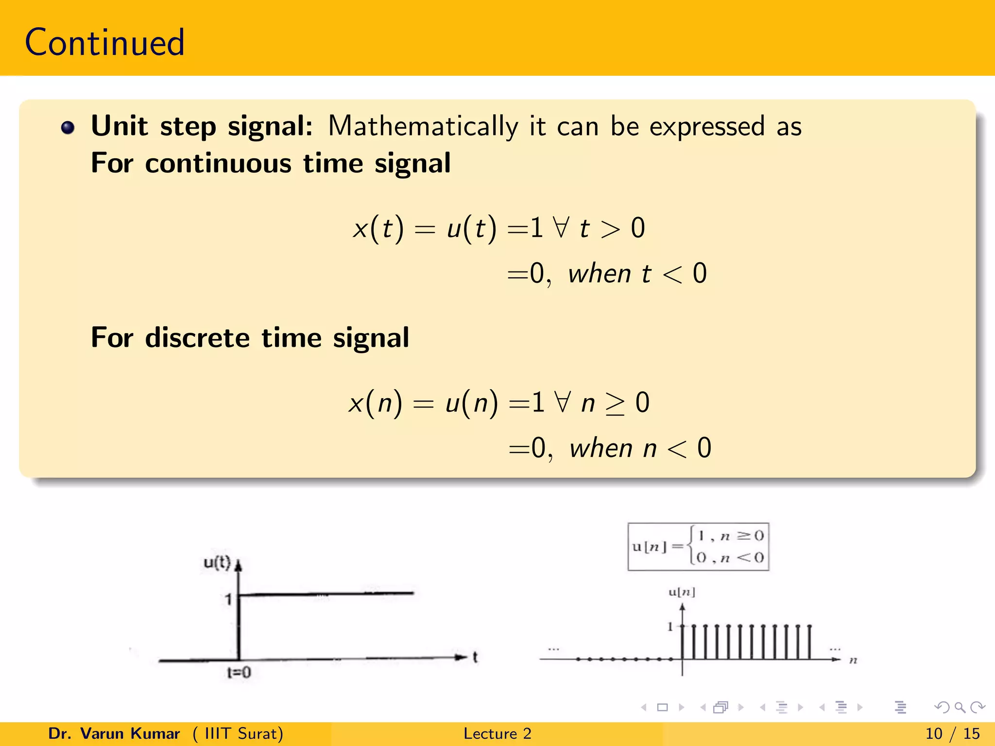 Classification of signal | PPT