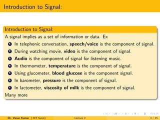 Classification of signal | PPT