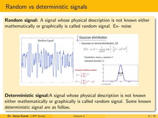 Classification of signal | PPT