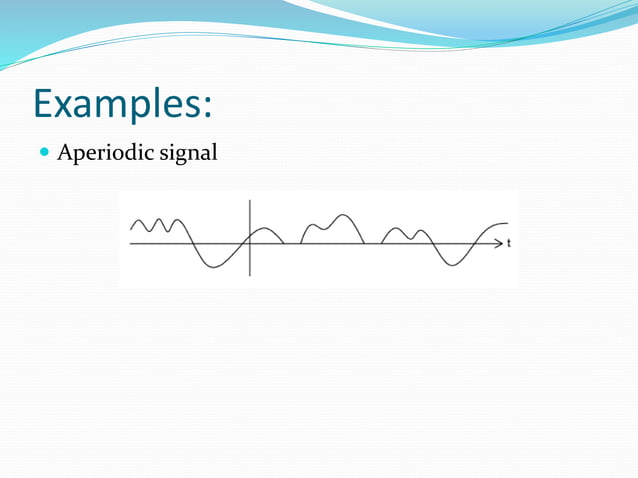 Classification of signals