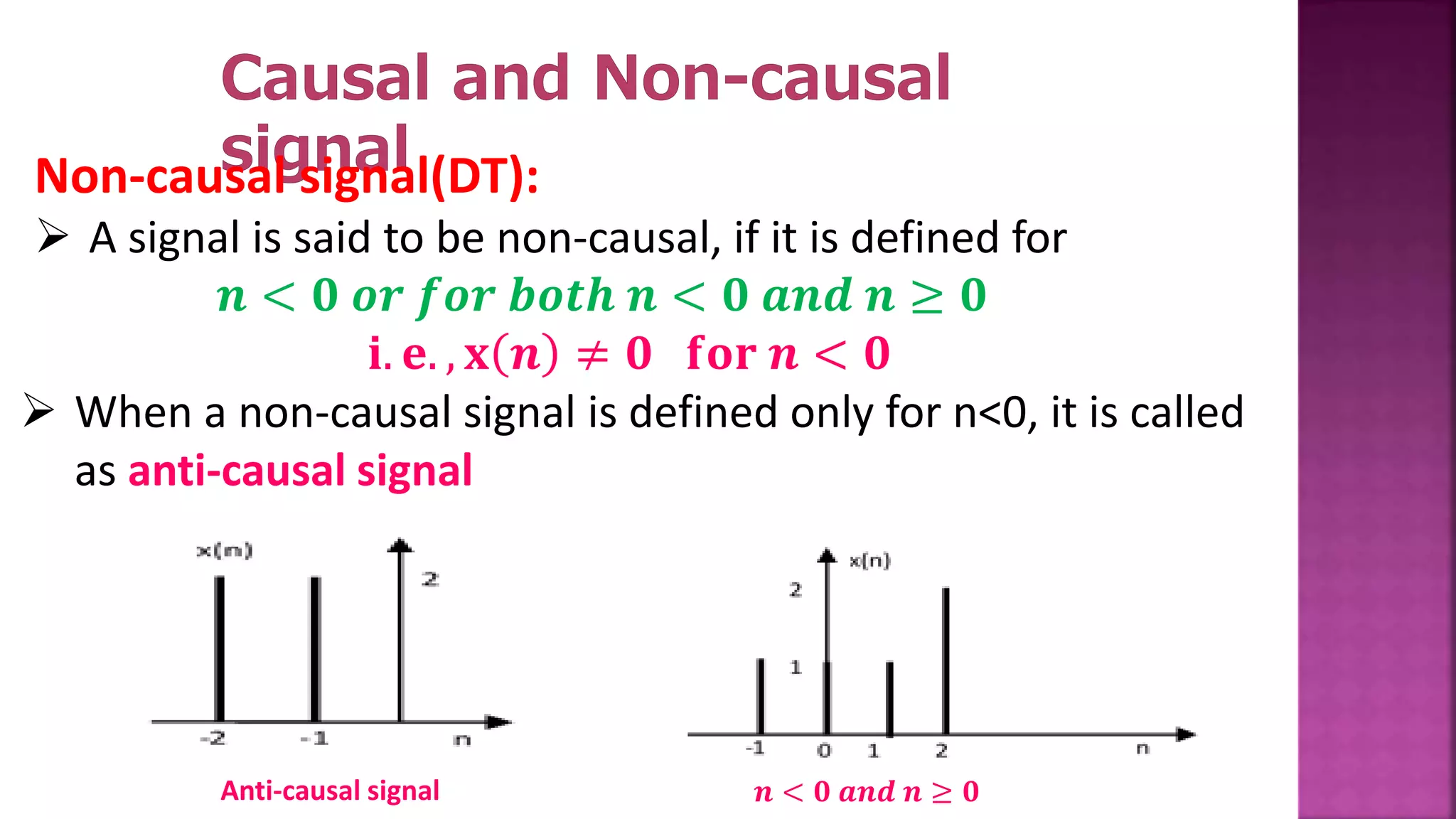 Unit-1 Classification of Signals | PPTX