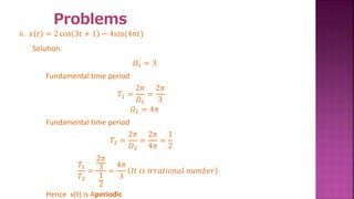 Unit-1 Classification of Signals | PPTX