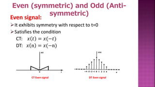 Unit-1 Classification of Signals | PPTX