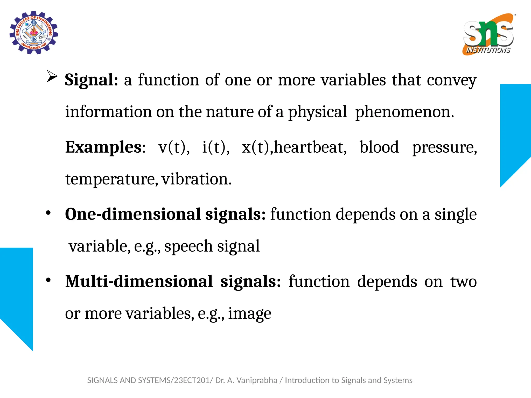 Signals and systems - Classification of signals.ppt