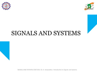 Signals and systems - Classification of signals.ppt