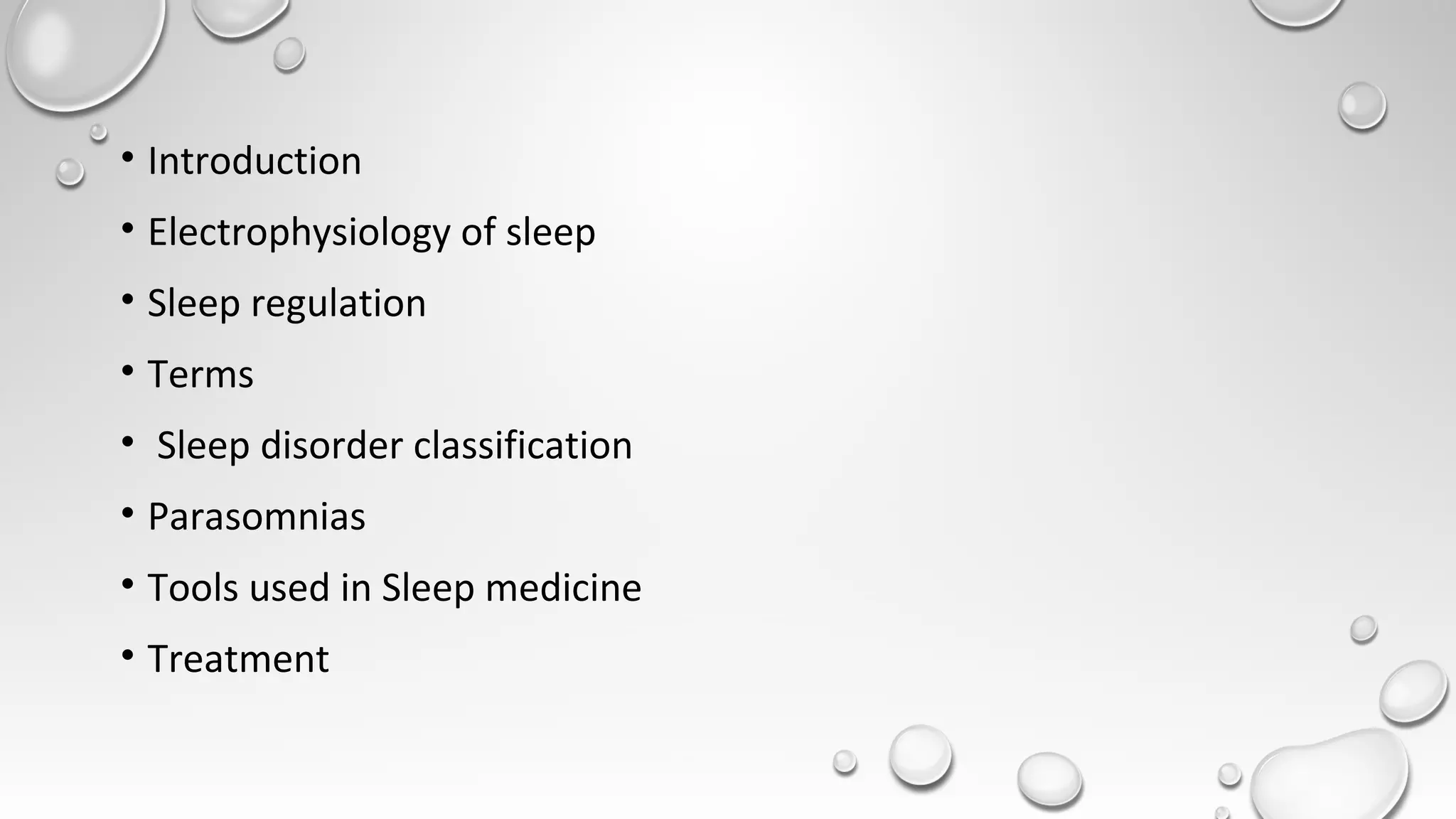 Classification of sleep disorders and parasomnias | PPT