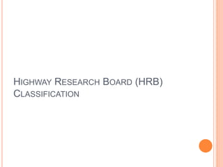 Classification of soil | PPTX