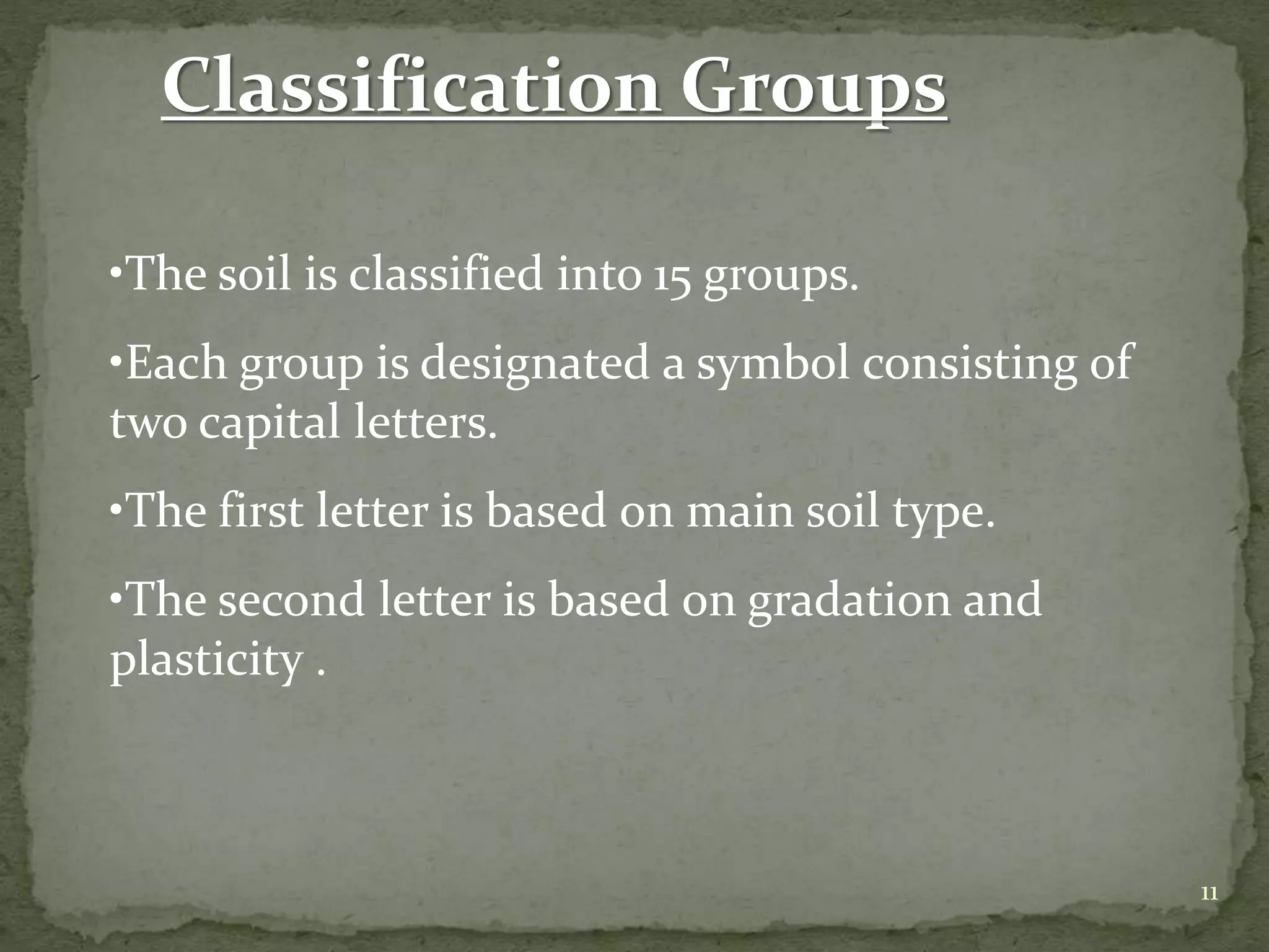 Classification of soil | PPTX