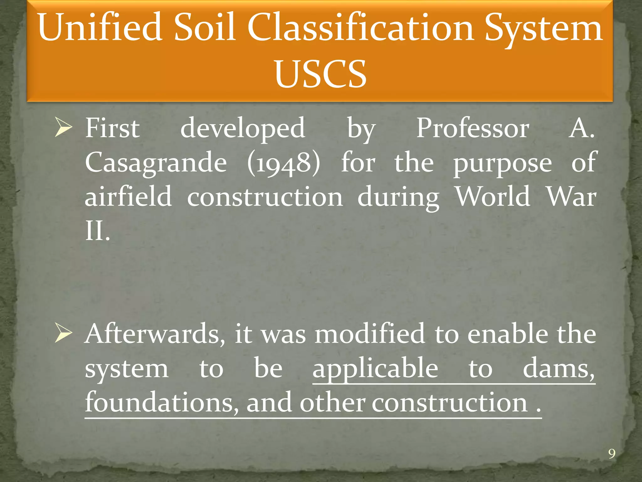 Classification of soil | PPTX