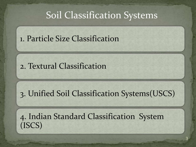 Classification of soil | PPTX | Geology | Science