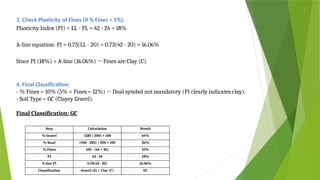 Classification of soils: Soil Mechanics | PPTX