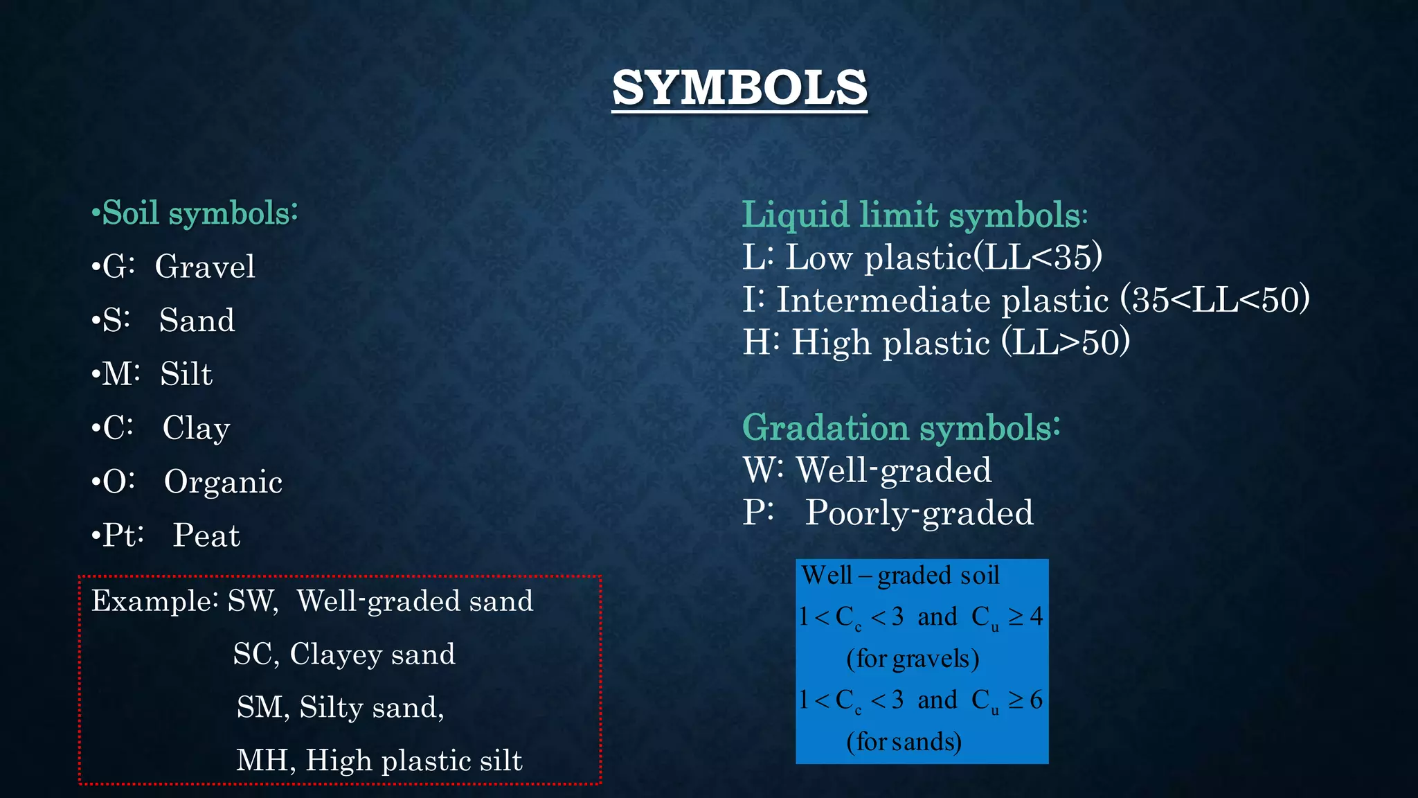 Classification of soil by (ISCS) | PPTX