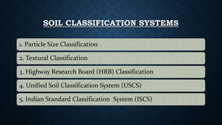 Classification of soil by (ISCS) | PPTX