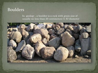 Classification of soil grains with respect to size | PPTX