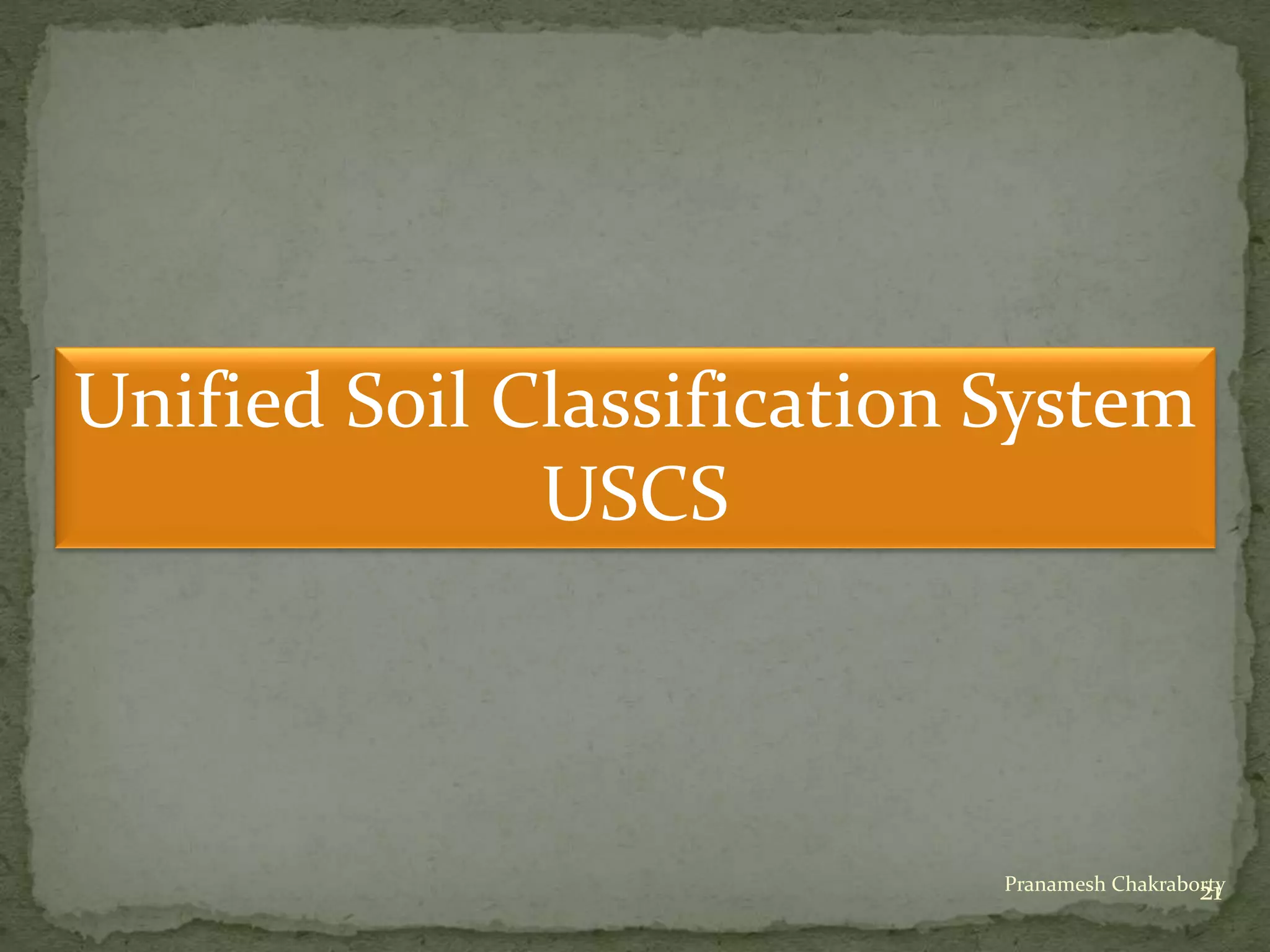 Classification of Soil | PPTX