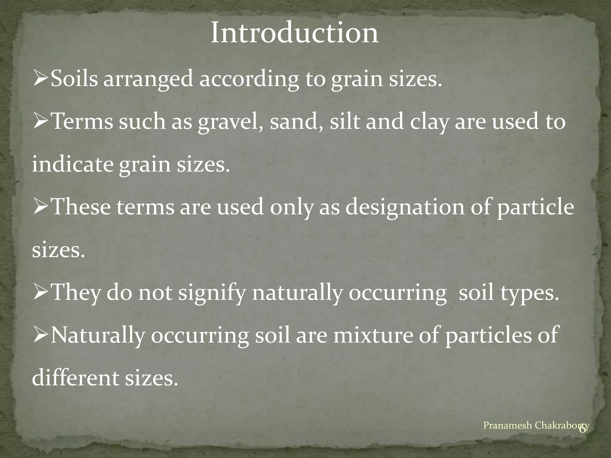 Classification of Soil | PPTX
