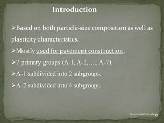 Classification of Soil | PPTX