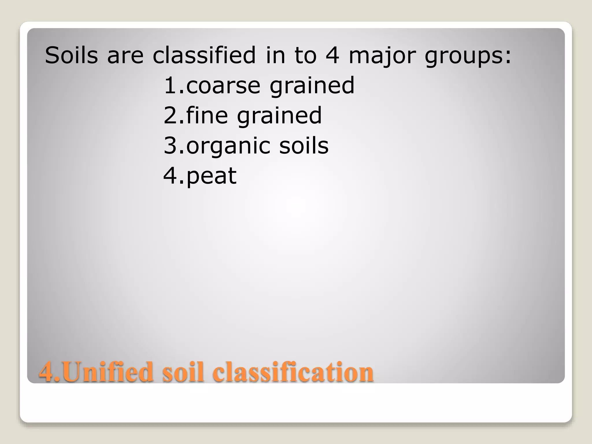 Classification of soils | PPTX