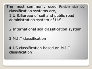Classification of soils | PPTX