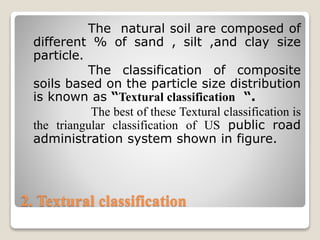 Classification of soils | PPTX