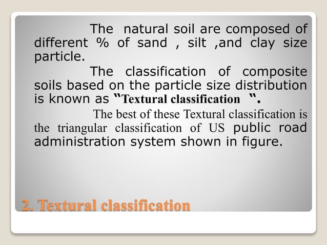Classification of soils | PPTX | Geology | Science