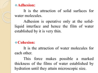 Classification of soil water | PPTX