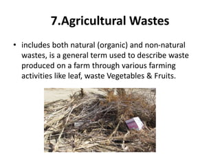 Classification of solid waste | PPTX