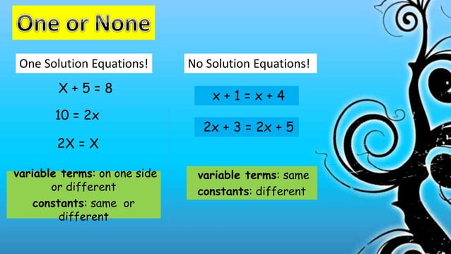 Classification of solutions | PPT