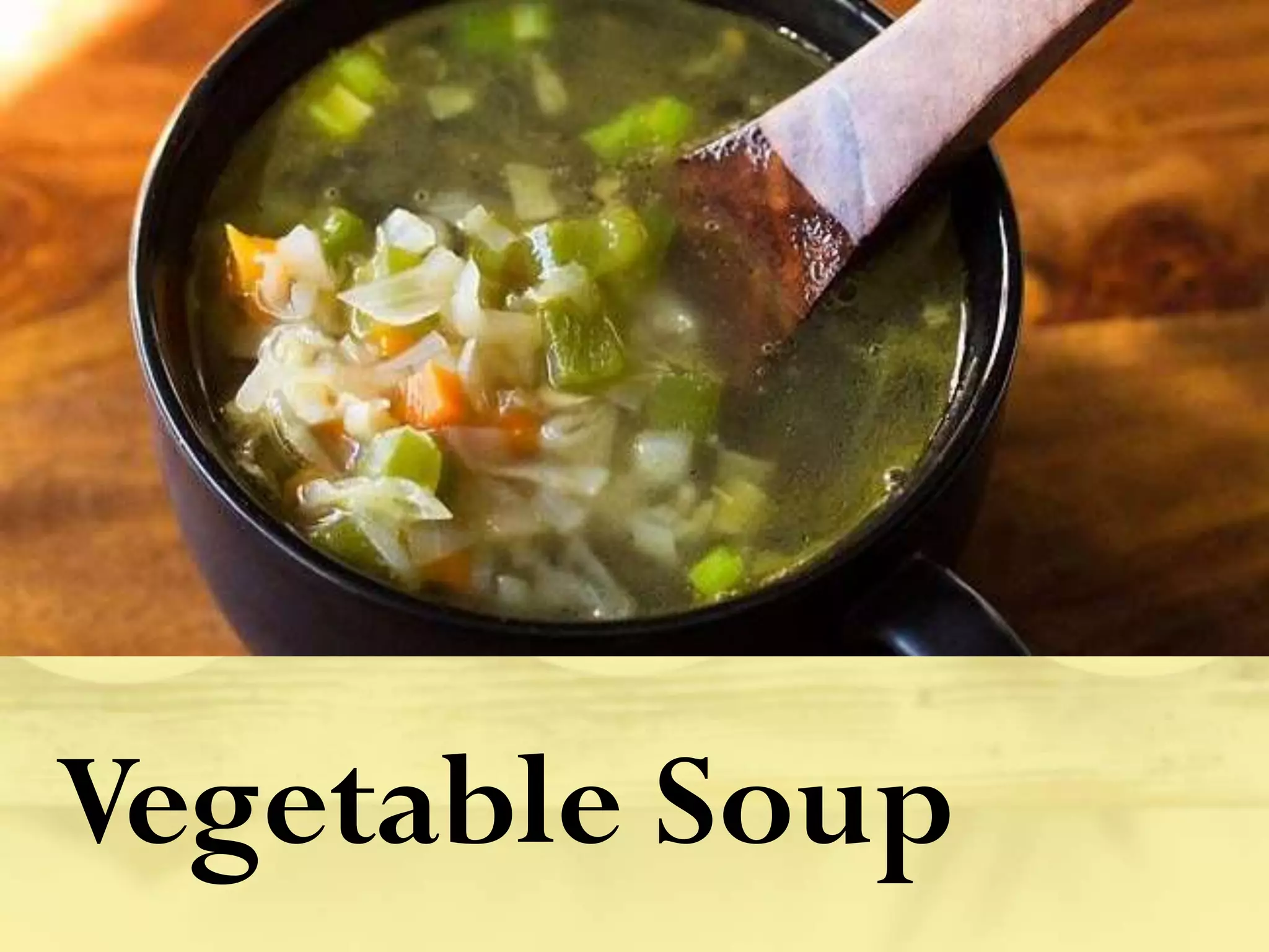 Classification of soup | PPTX