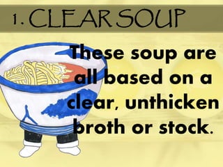 Classification of soup | PPTX