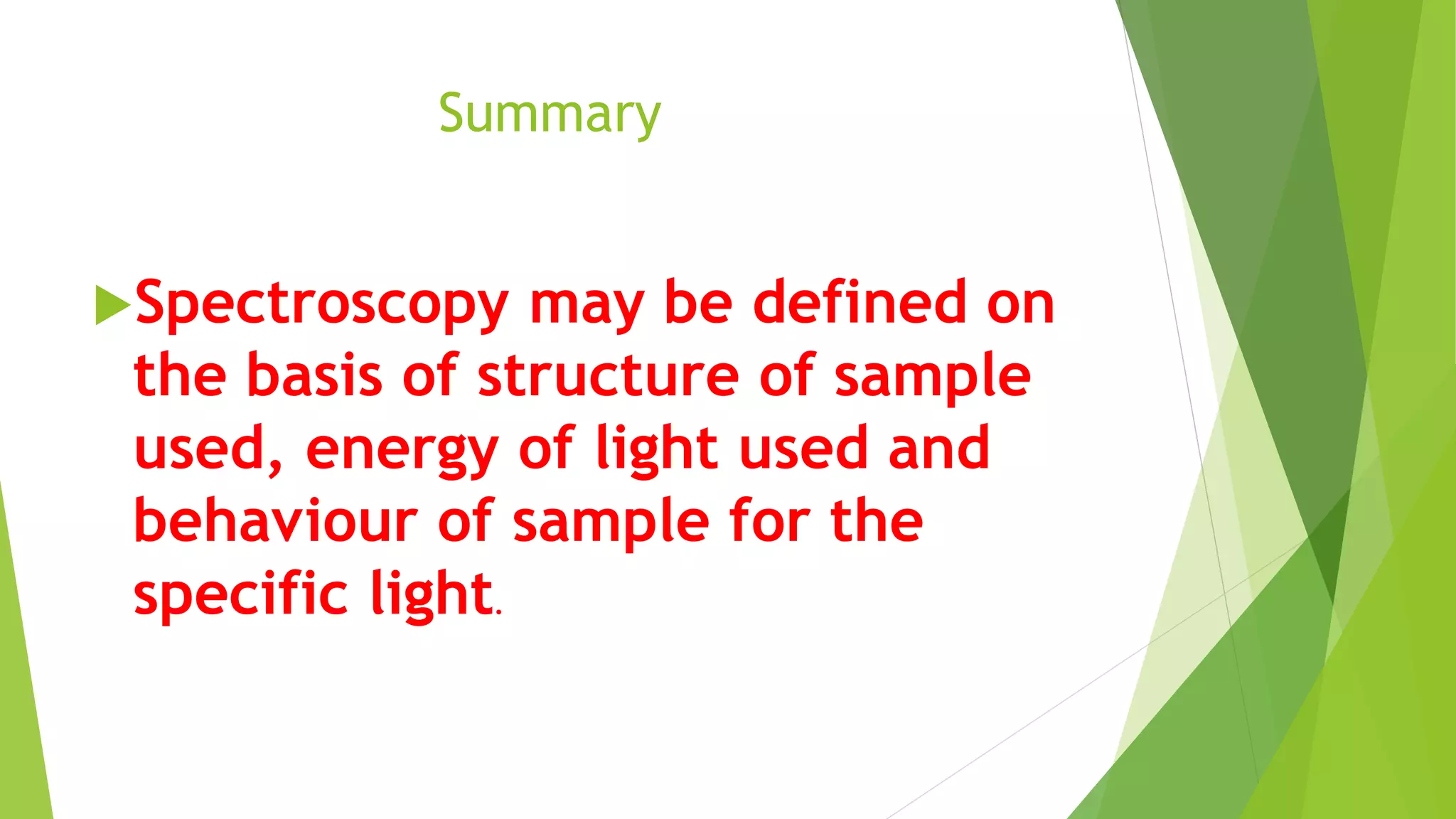 Classification of Spectroscopy by Dr. Ved Nath Jha.pptx