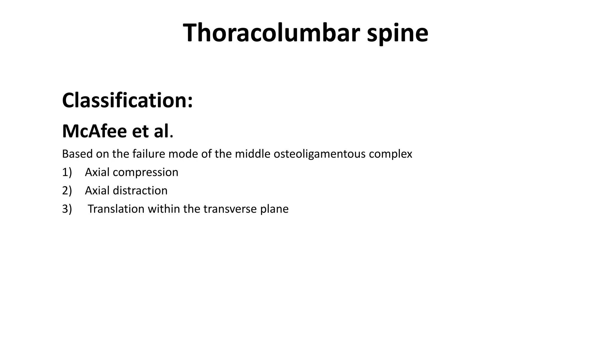 Classification of spinal fracture | PPTX