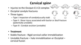 Classification of spinal fracture | PPTX