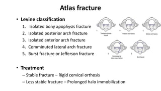Classification of spinal fracture | PPTX