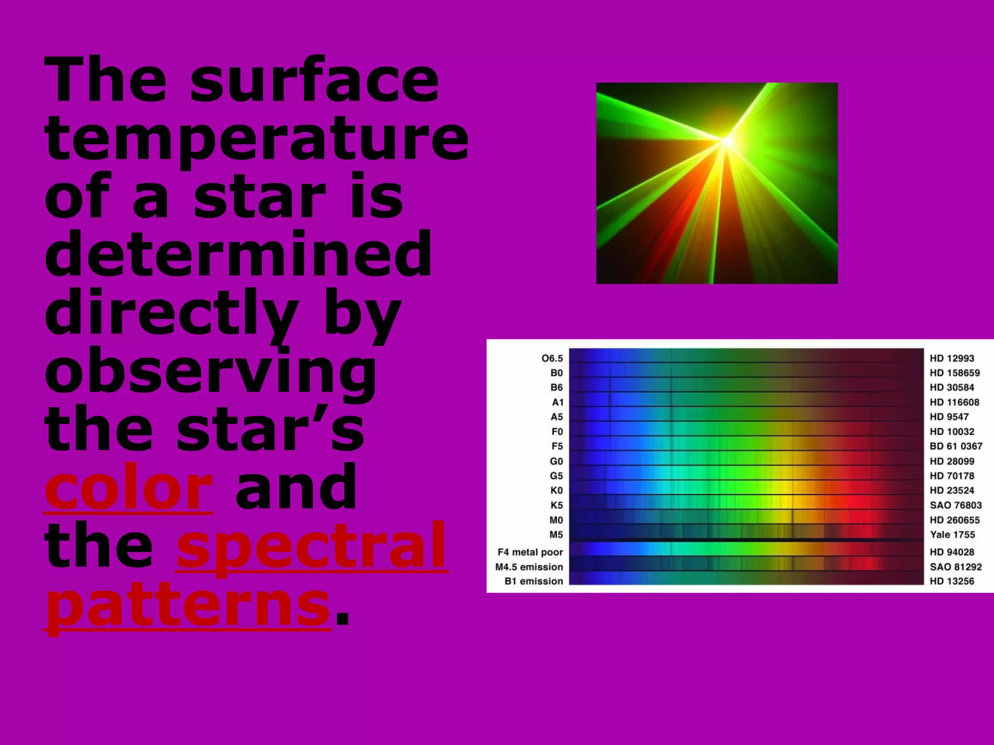 Classification of stars notes w questions | PPT