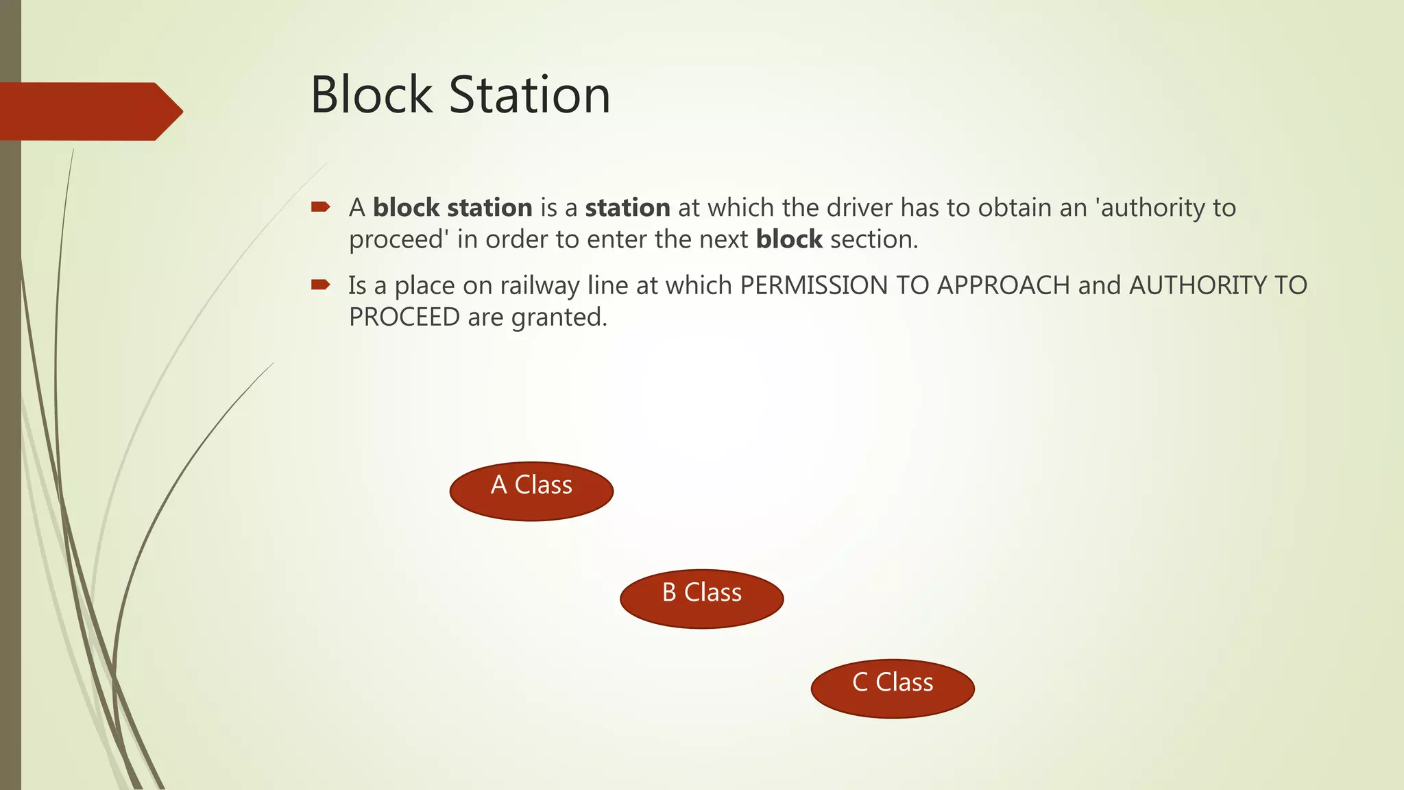 Classification of station | PPTX