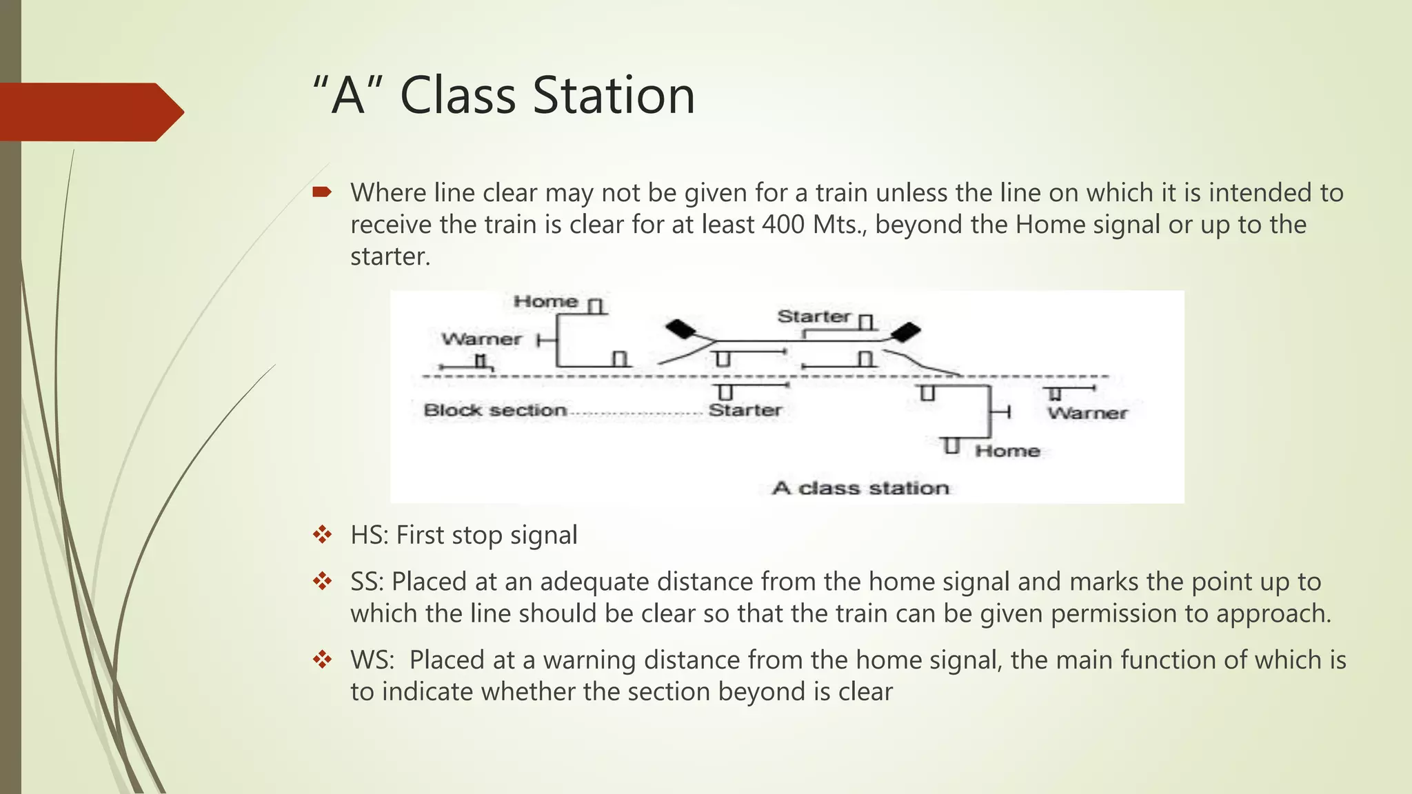 Classification of station | PPTX