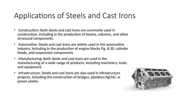 Classification Of Steels And Cast Irons Pptx