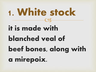 Classification of stocks | PPTX