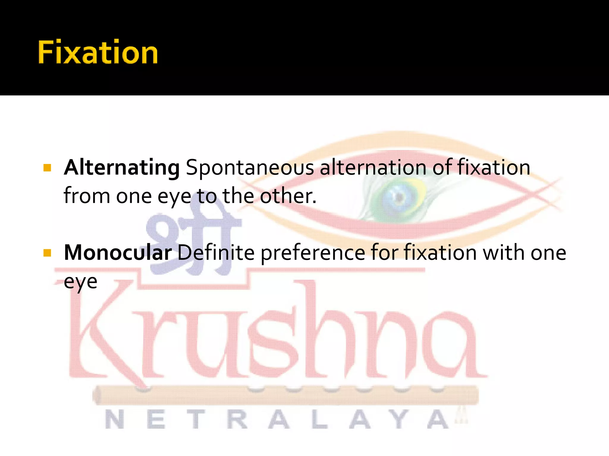 Classification of strabismus | PDF