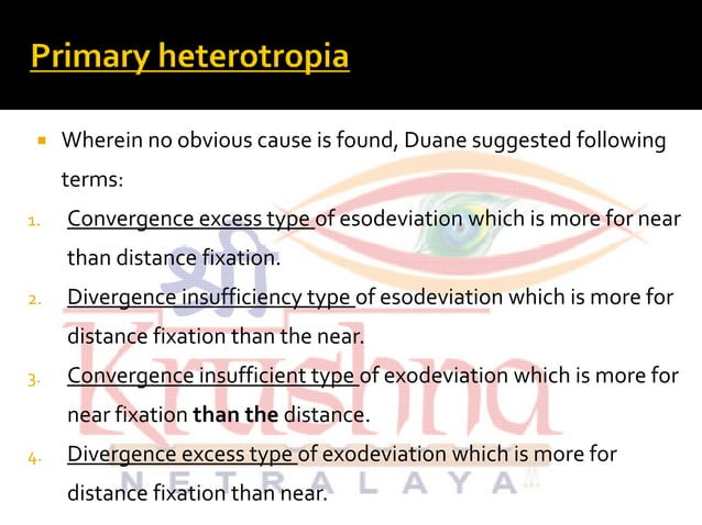 Classification of strabismus | PDF | Eye and Vision Conditions ...