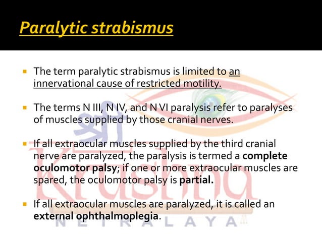 Classification of strabismus | PDF | Eye and Vision Conditions ...