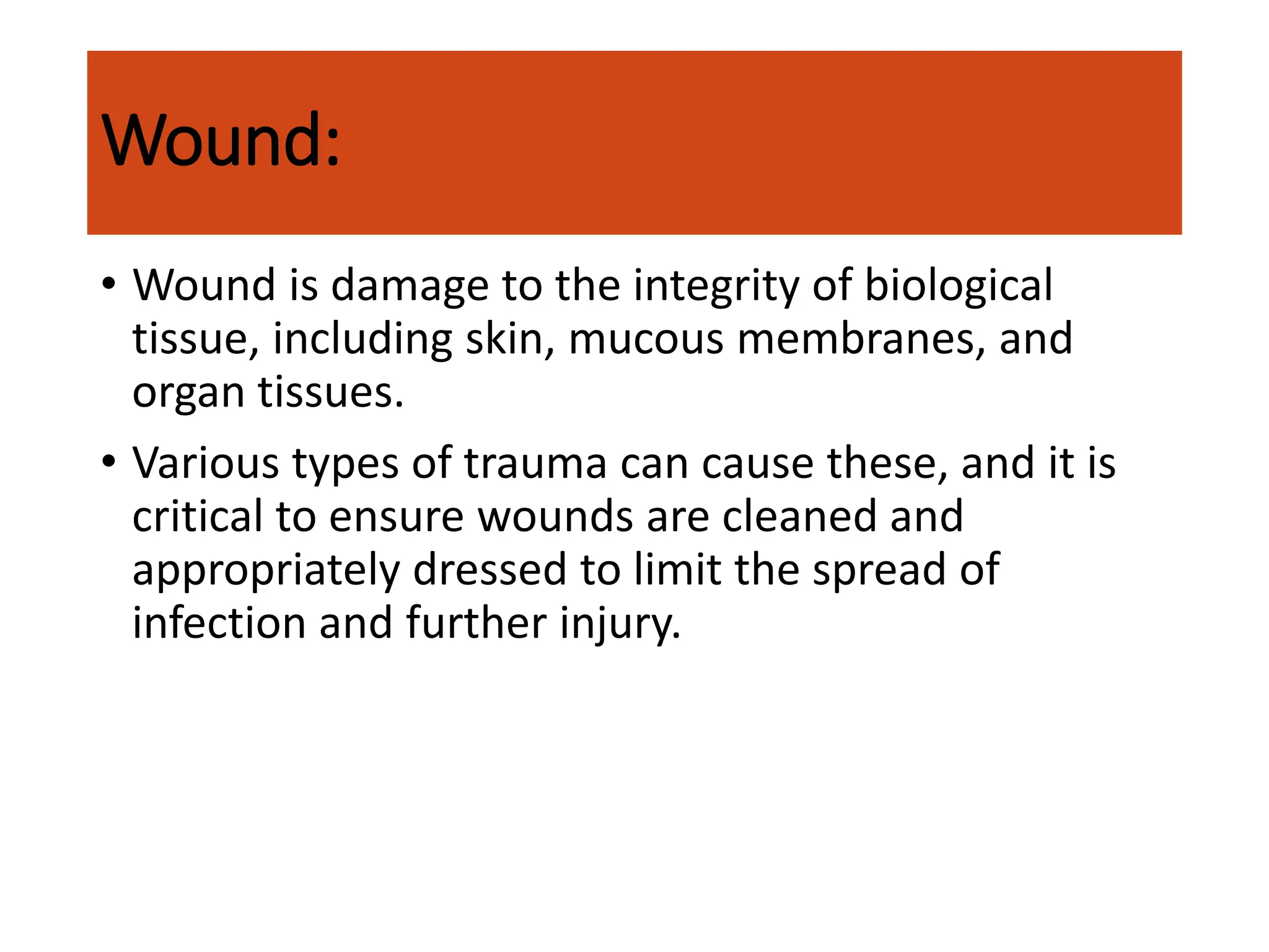 Classification of surgical wounds based on contamination | PPTX