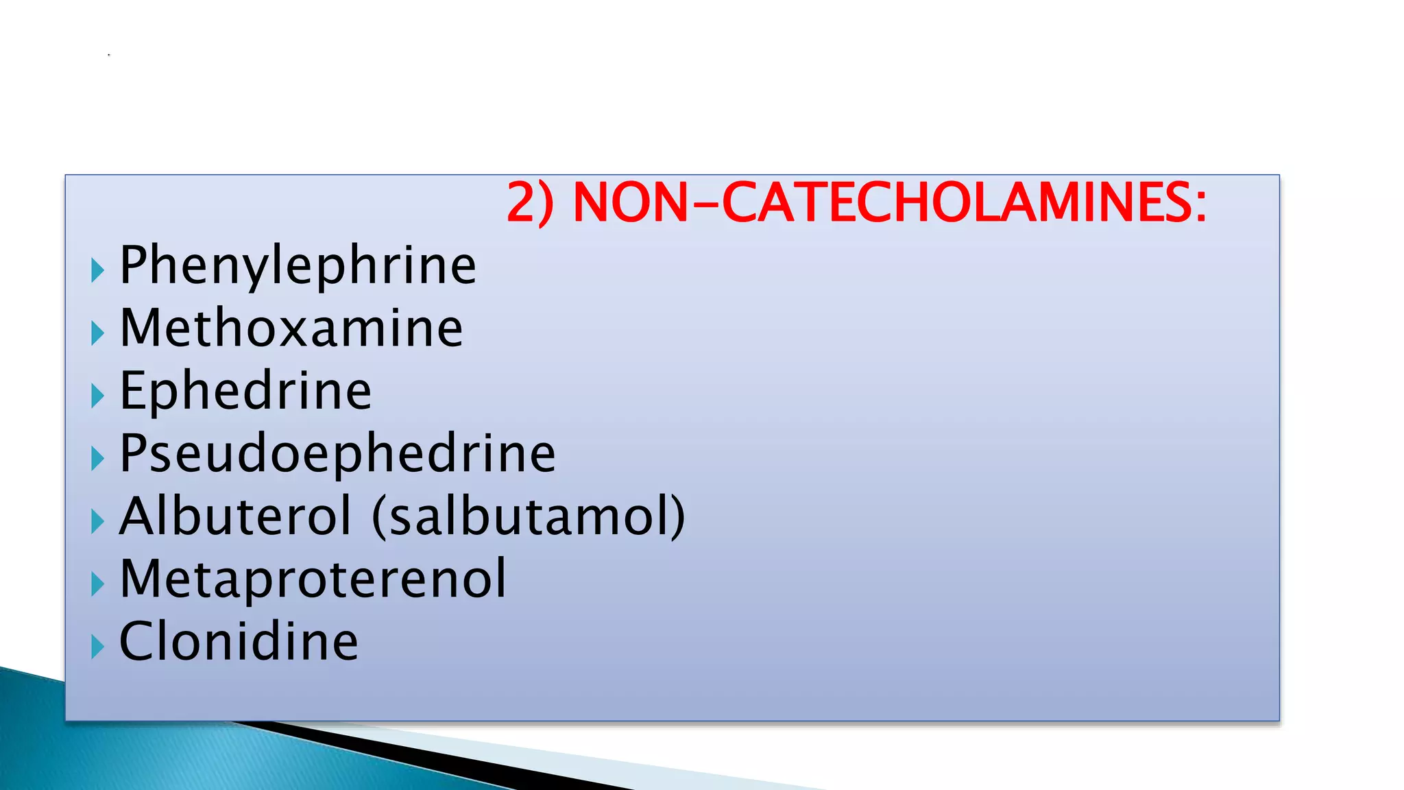 Classification of Sympathomimetic drugs.pptx